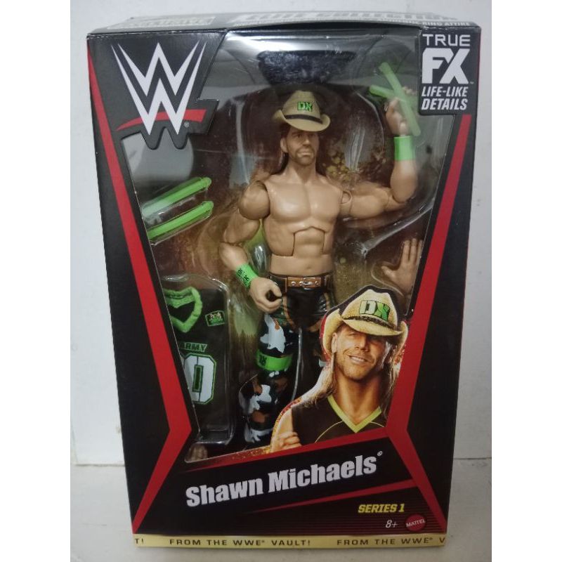 Mattel WWE Elite Vault Shawn Michaels DX Wrestling Action Figure ...