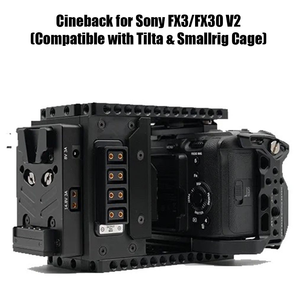 Fusionrig Cineback Extender for Sony FX3/FX30 Cinema Line Camera ...