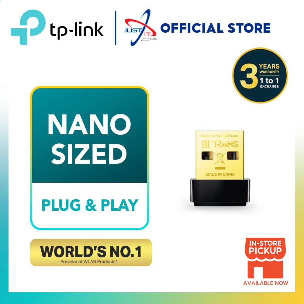 TP-Link ARCHER T2U NANO / Archer T2UB Nano AC600 Dual Band Wireless USB ...