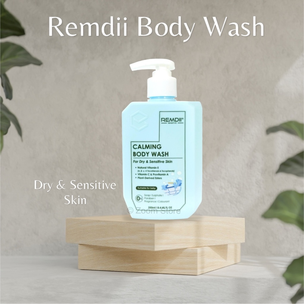[NEW PACKING] Remdii Calming Body Wash for Dry, Sensitive, Eczema ...