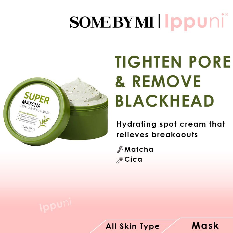 SOMEBYMI Super Matcha Pore Clean Clay Mask 100g | Shopee Malaysia