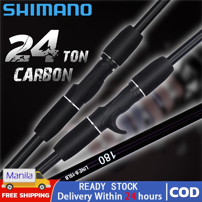 SHIMANO Pancing Rod Murah Carbon Fiber Joran Ultra Light Casting Spinning baitcasting fishing ...
