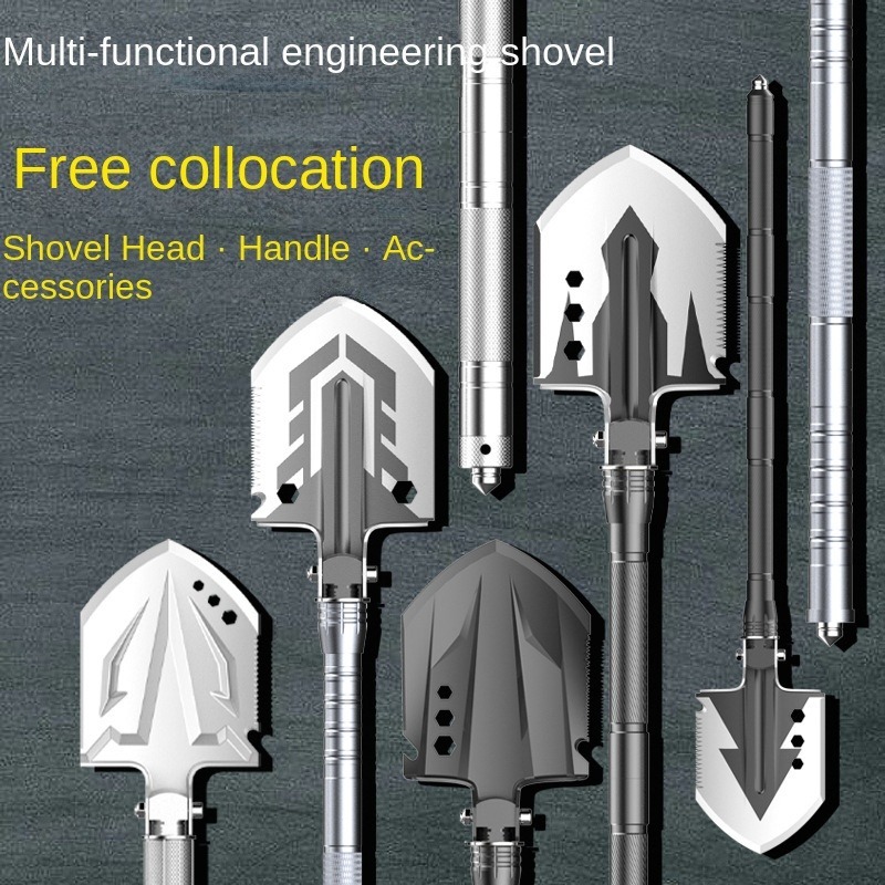Engineer shovel multifunctional shovel outdoor folding shovel military ...