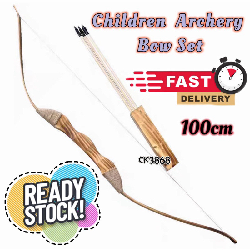 🔥Children Toy🔥Children Wood Achery Toy Set🔥Mainan Panah Kayu Budak🔥 ...