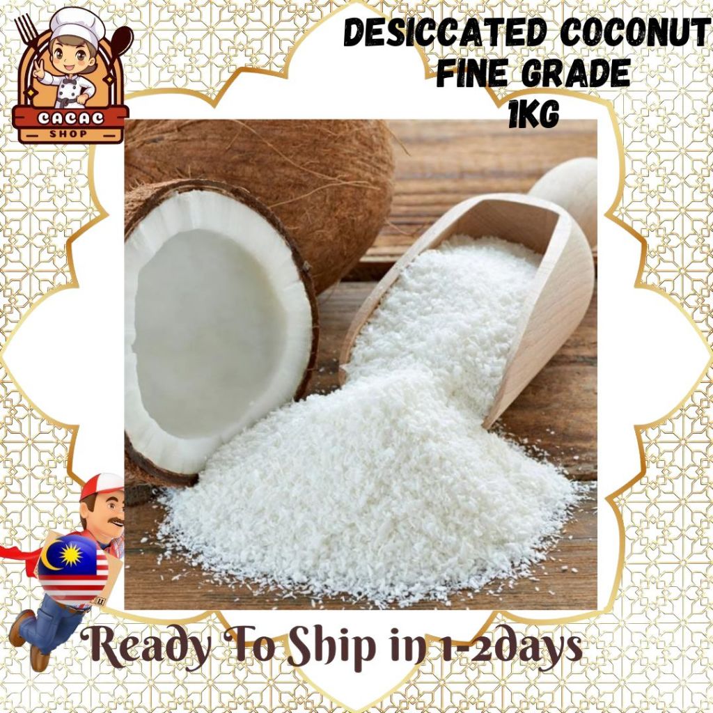 DESICCATED COCONUT FINE GRADE 1KG | Shopee Malaysia
