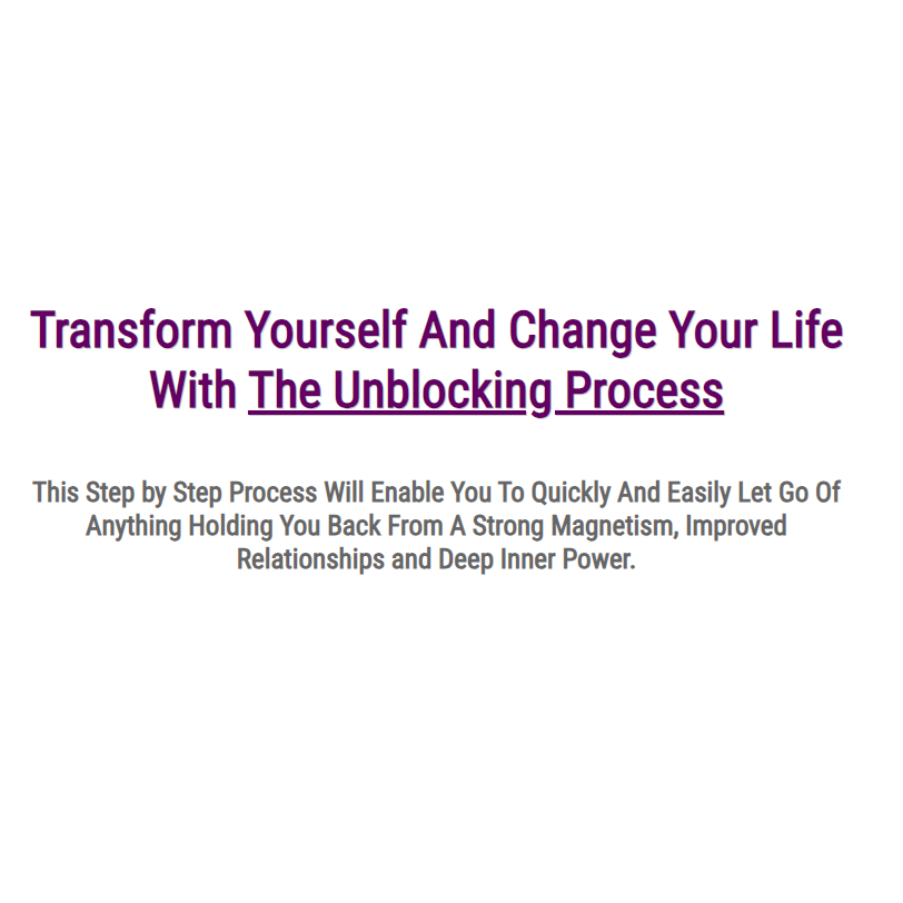 The Unblocking Process By Charisma School | Shopee Malaysia