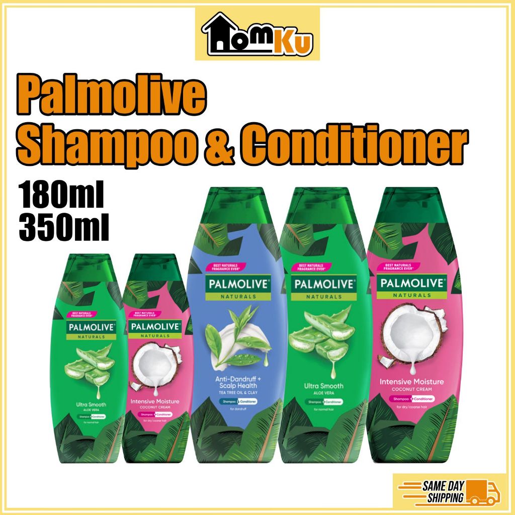 PALMOLIVE Naturals Shampoo & Conditioner 180ml / 350ml | Shopee Malaysia