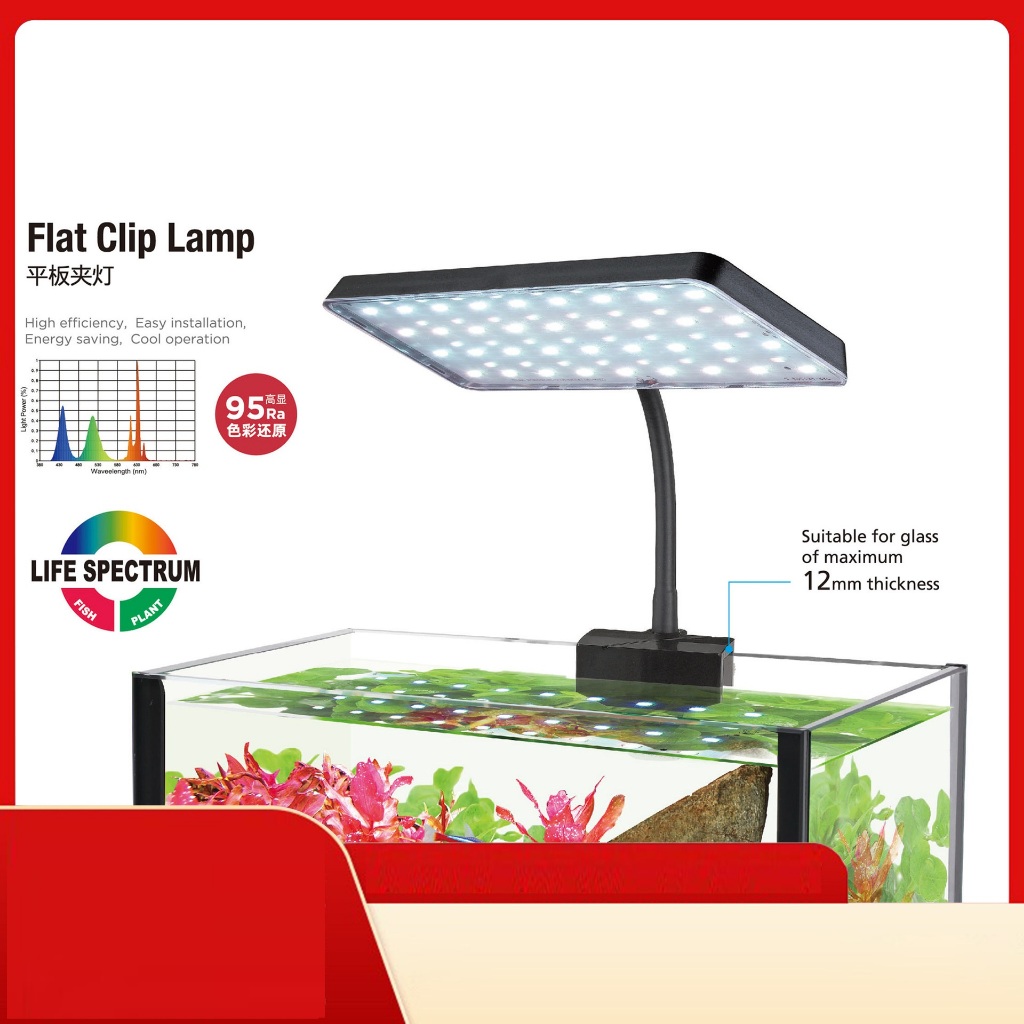 COCO X1 PLUS Aquarium LED Light Square Lighting RGB LED 8W 13W Low Tech ...