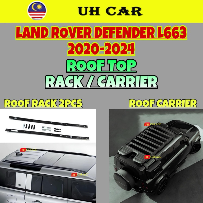 (RACK / CARRIER) Land Rover Defender 90 110 L663 2020-2024 Top Roof ...