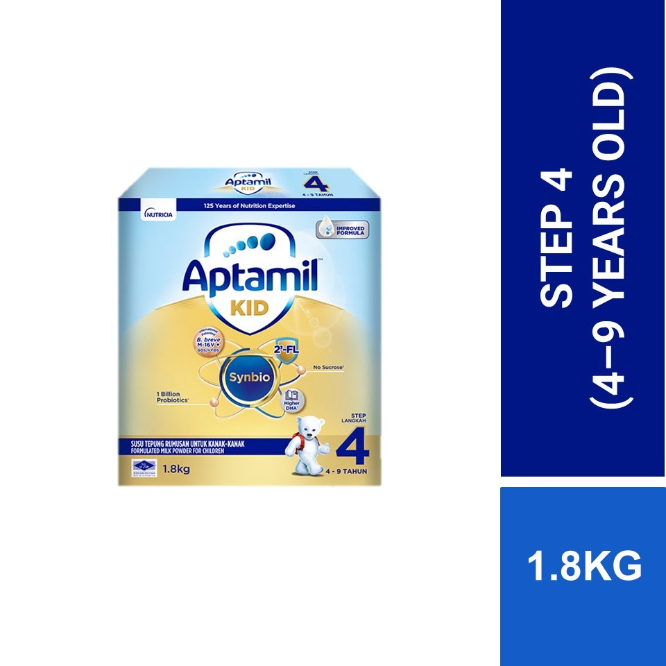 Aptamil KID Step 4 Growing Up Formula 4-9 Years (1.8kg) | Shopee Malaysia