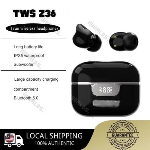 TWS Sonys Z36 Wireless Bluetooth 5.0 Earbuds Wireless Headphones Earphones with Microphone Touch ...