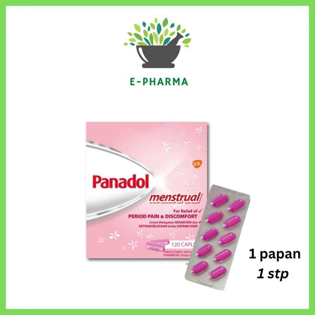 PANADOL Menstrual Paracetamol for Period Pain Relief 10s stp | Shopee ...
