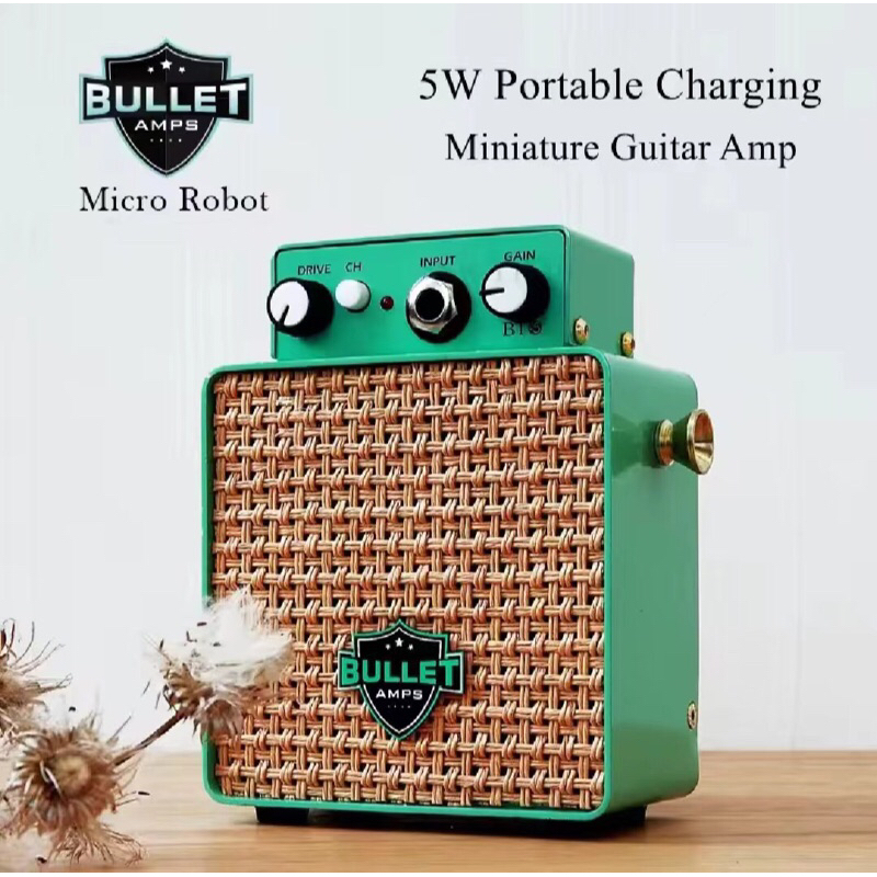 BULLET AMPS BT-05 MICRO ROBOT MINI GUITAR AMPLIFIER | Shopee Malaysia