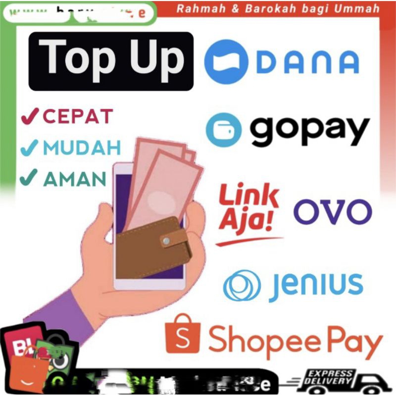Topup Indonesia ovo dana gopay | Shopee Malaysia