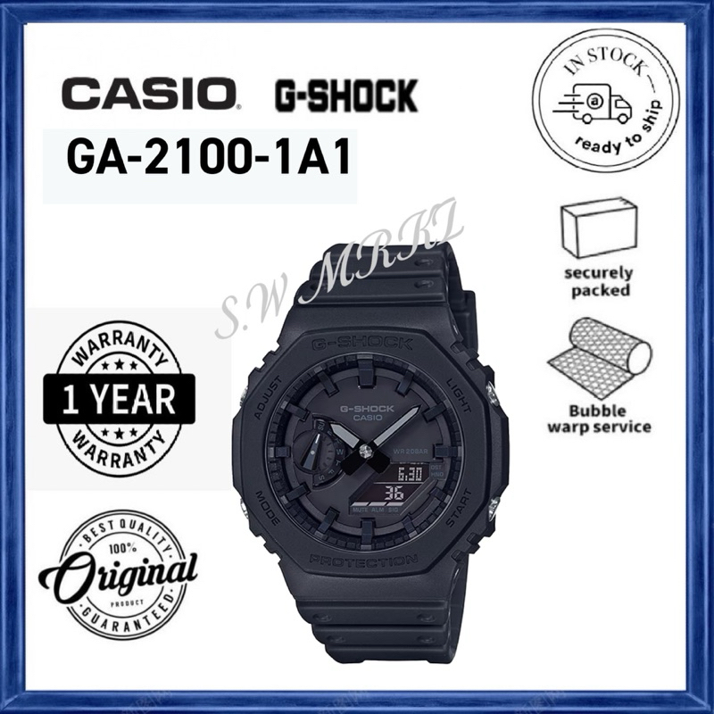 CASIO 100% Original G-Shock GA-2100-1A1 Series Analog Digital TMJ FULL ...