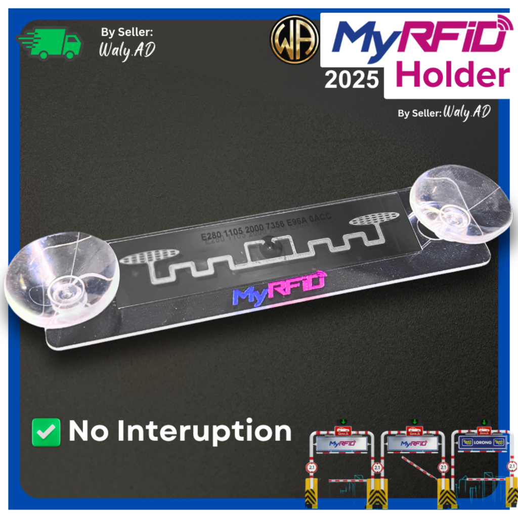 MyRFID Holder /RFID Tag Sticker Toll Tng RFID Touch and Go Card Tng ...