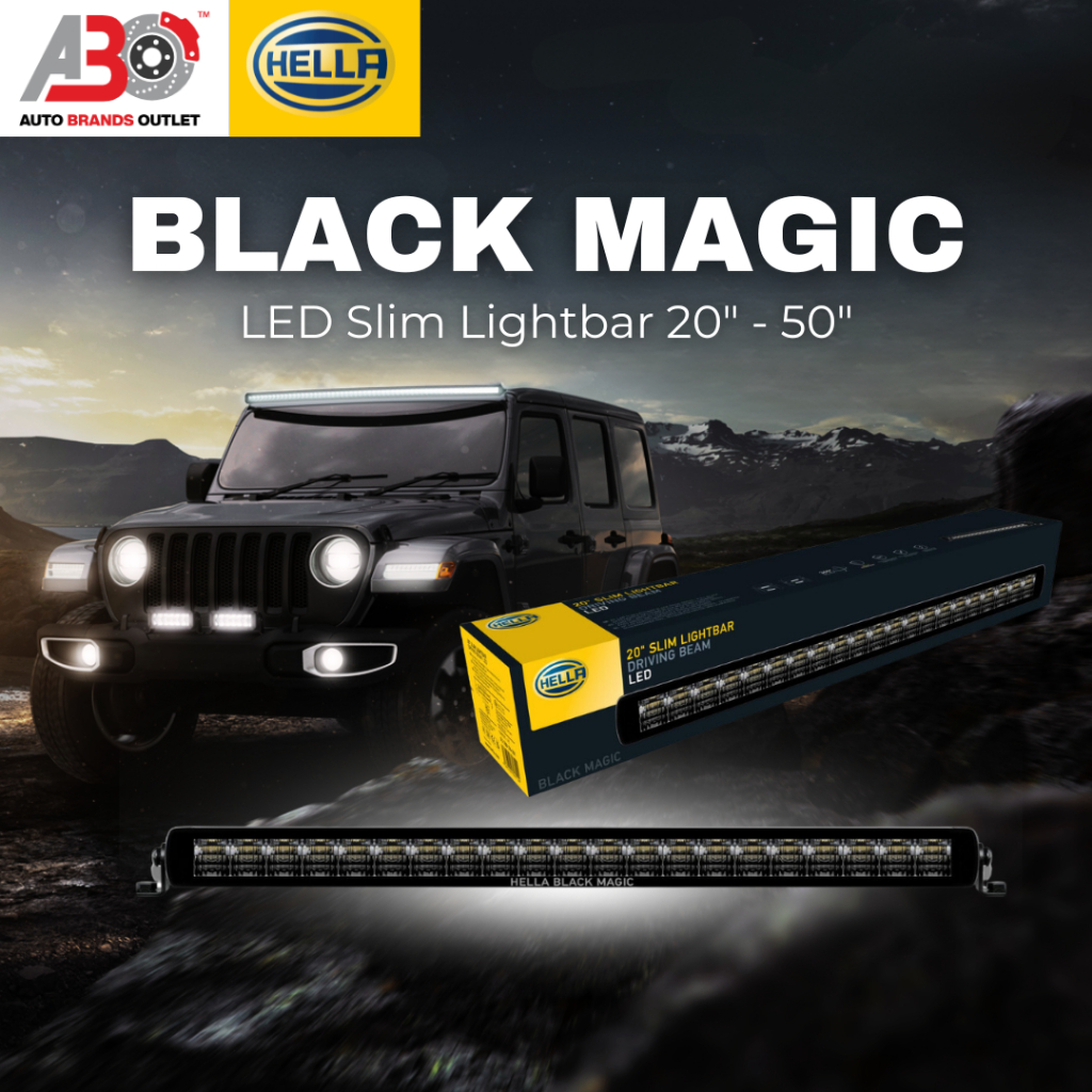 HELLA Black Magic LED Slim Lightbar (1pc) | Shopee Malaysia