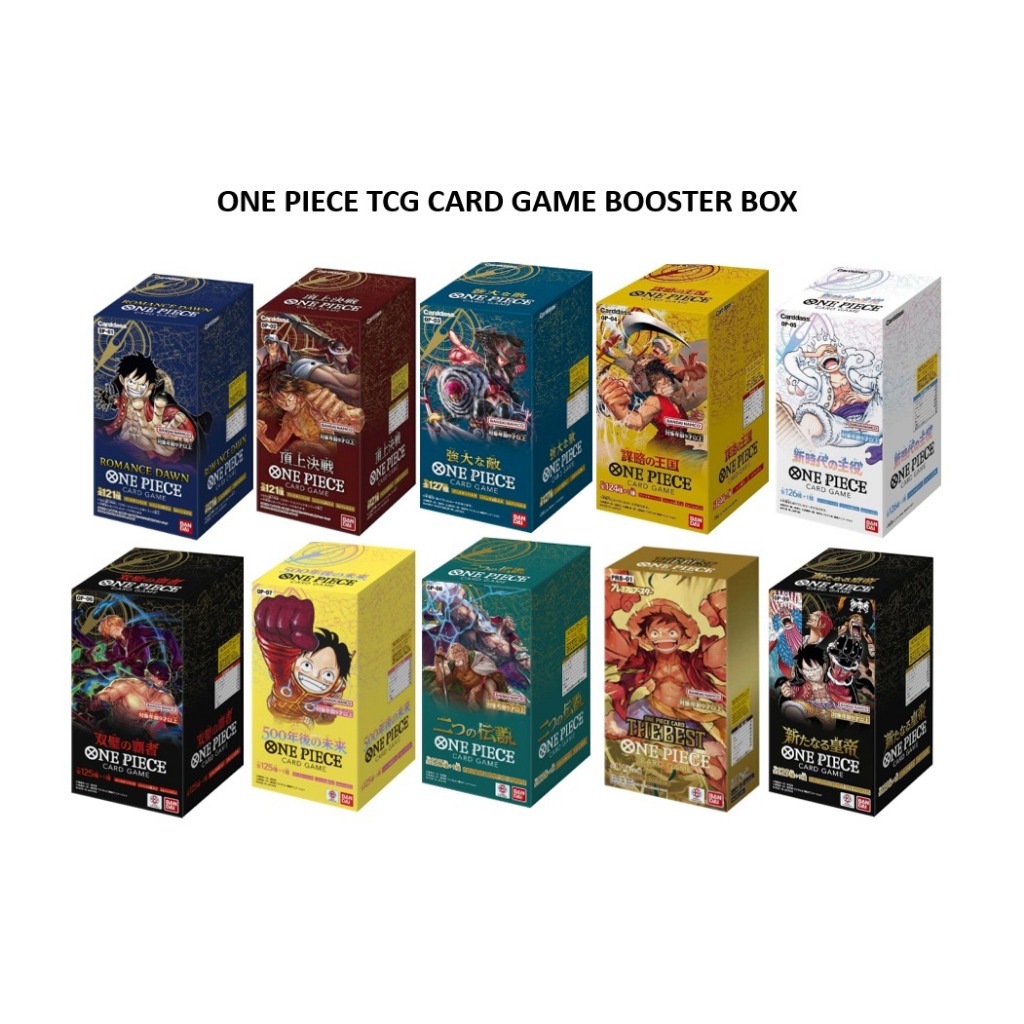(Sealed Box) One Piece TCG Card Game Booster Box OP01/OP02/OP03/OP04 ...