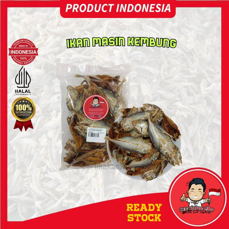 Ikan Masin Kembung Asli Indonesia🇮🇩 Masin Peda Jambal Tipis Gelama Duri ...