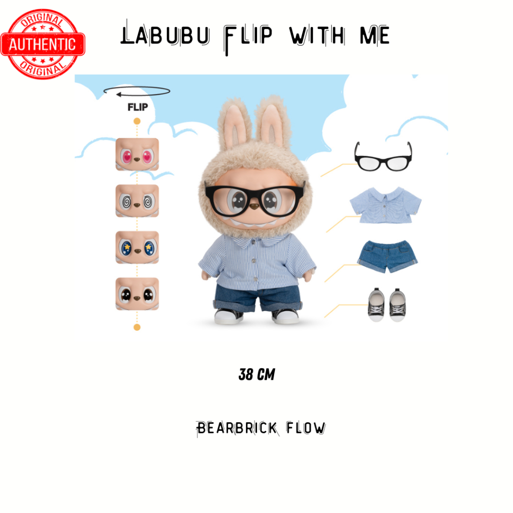 Ready Stock (100% Original) Labubu Flip With Me 38cm | Shopee Malaysia