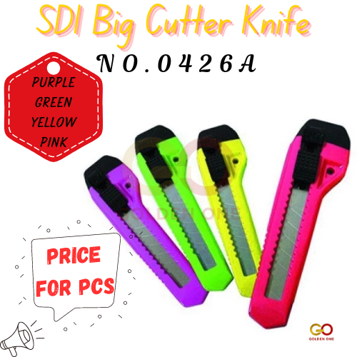 SDI Big Cutter Knife / Student Knife / Pisau Pemotong /美工刀 NO.0426A ...