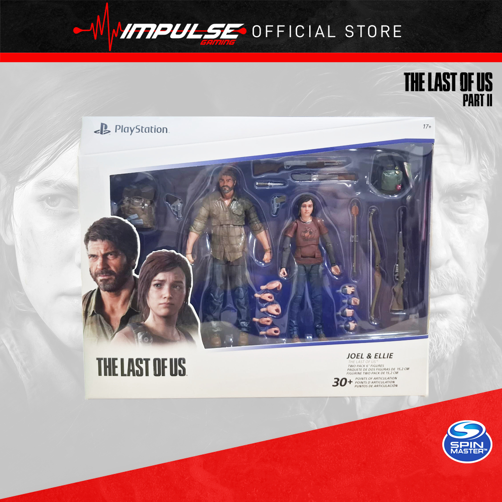 Spin Master PlayStation The Shapes Collection 1/12 Scale Joel & Ellie ...