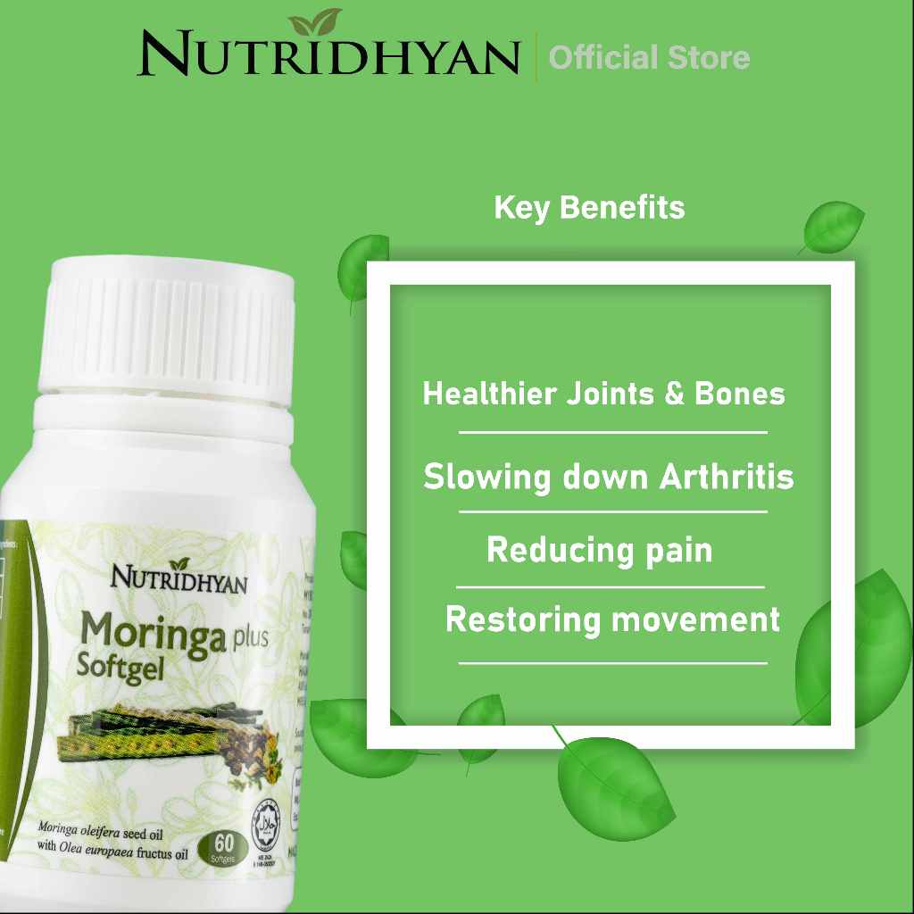 NUTRIDHYAN Moringa Softgel Plus | Arthritis & Joint Pain Solutions ...