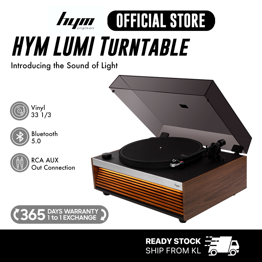 HYM Lumi turntable Introducing the Sound of Light All in one Smart ...