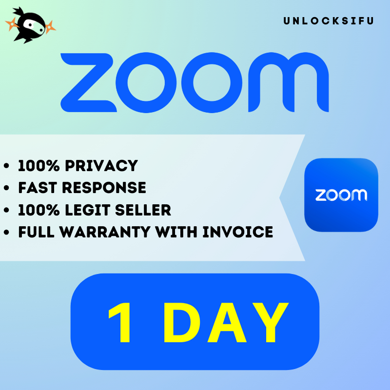 [ 1 day ZOOM ] Zoom Pro Meeting Account [ 100/300 Participants ] Zoom ...