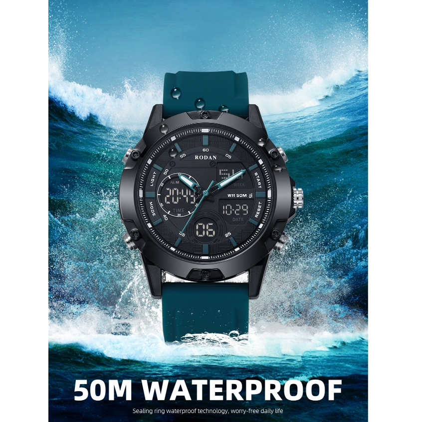 ORIGINAL RODAN MALAYSIA JAM TANGAN SPORT CODE 8028 Watches Steel ...