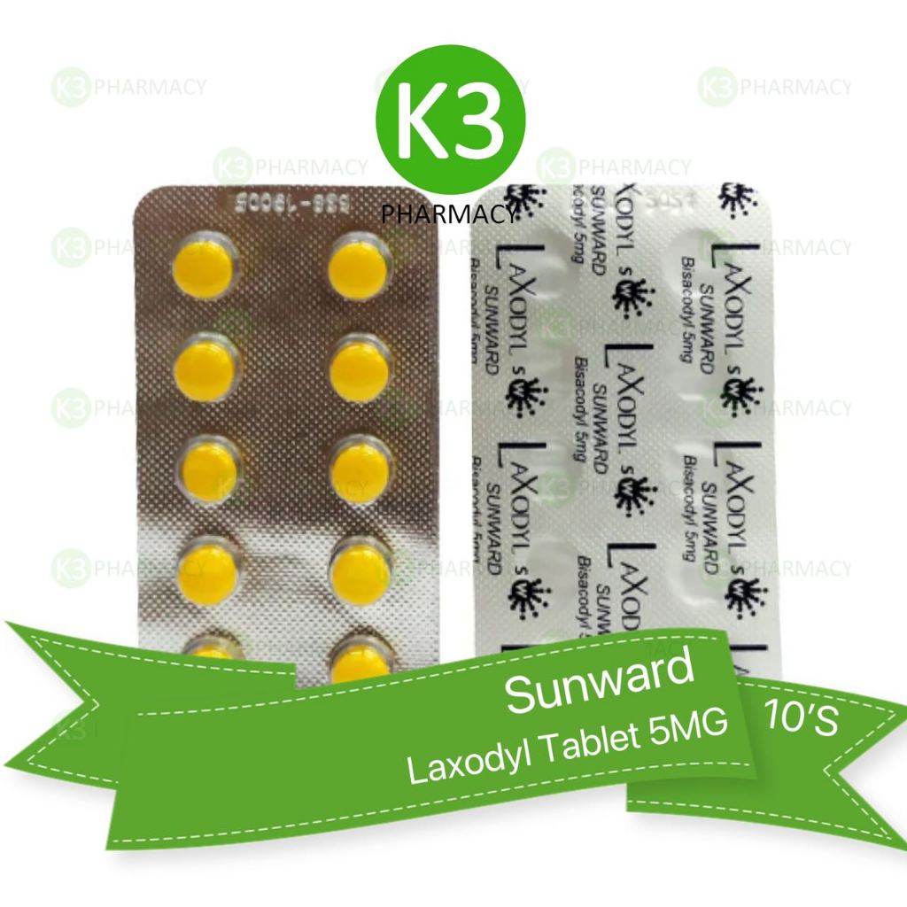 Laxodyl Tablet 5MG 10'S (same as Dulcolax) | Shopee Malaysia