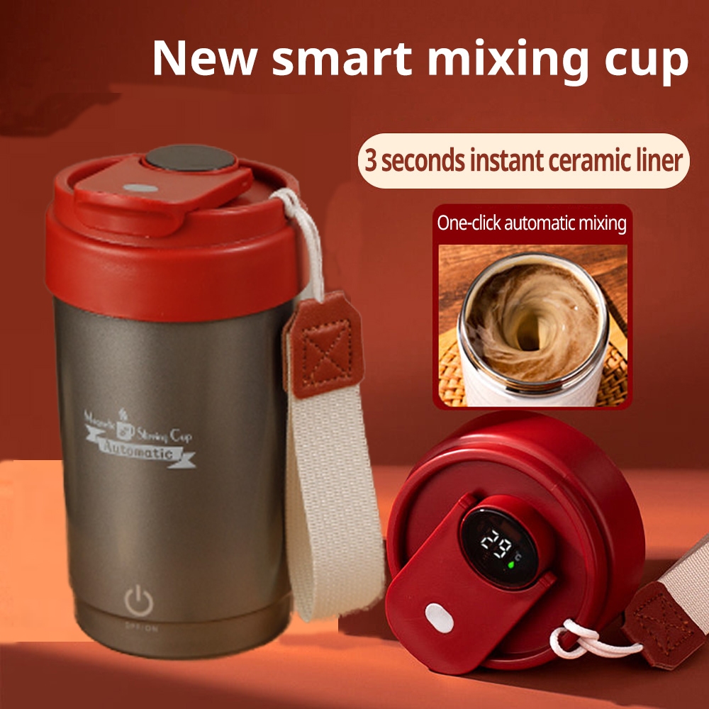 Mixing Cup Intelligent Temperature Display Mixing Cup Lazy Coffee ...