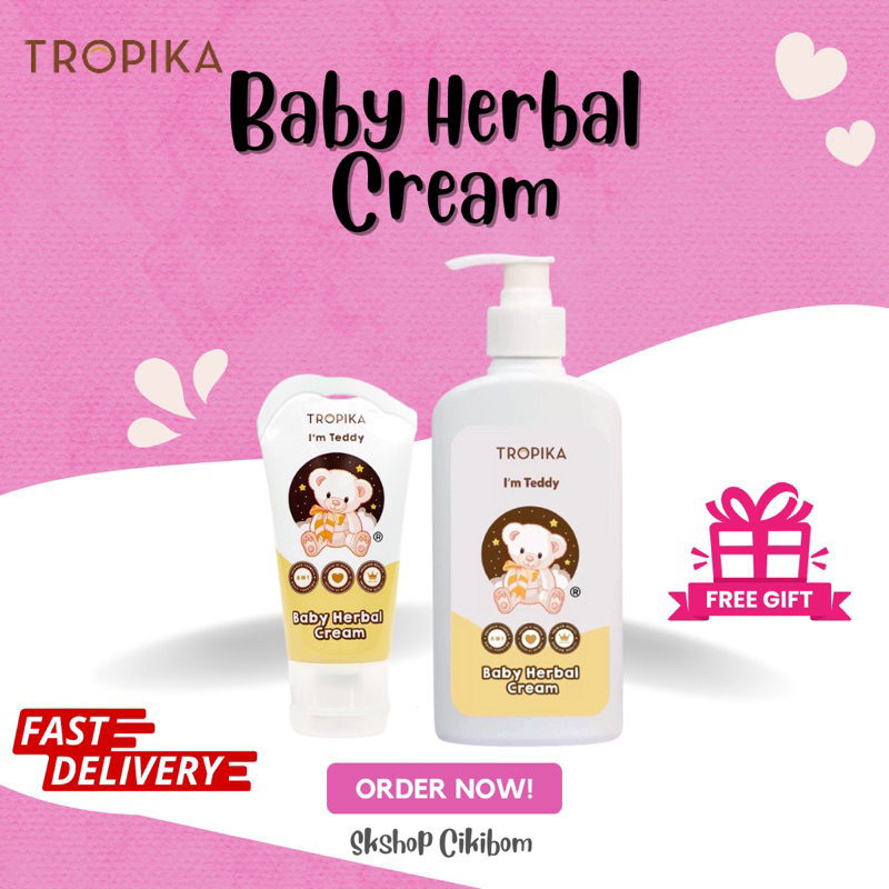 Tropika Baby Herbal Cream 8 in 1 Krim Multifungsi |Selsema, Batuk ...