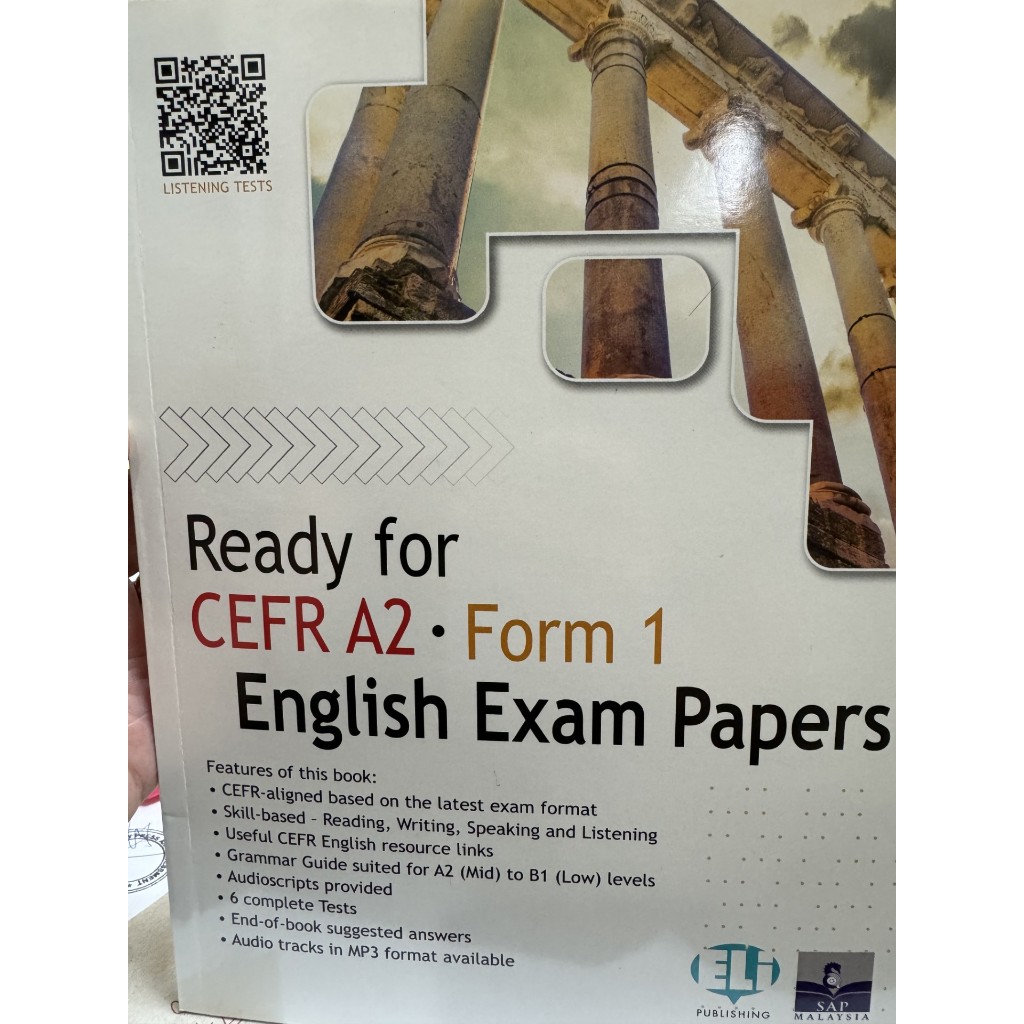 READY FOR CEFR A2 FORM 1 ENGLISH EXAM PAPERS WITH LISTENING TEST ...