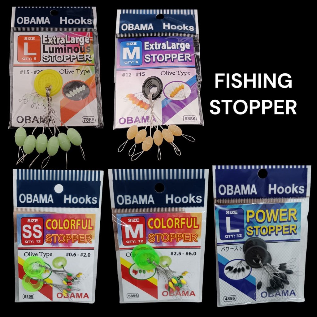 OBAMA STOPPER Extra Large Power Line Stopper Fishing Float Stopper ...