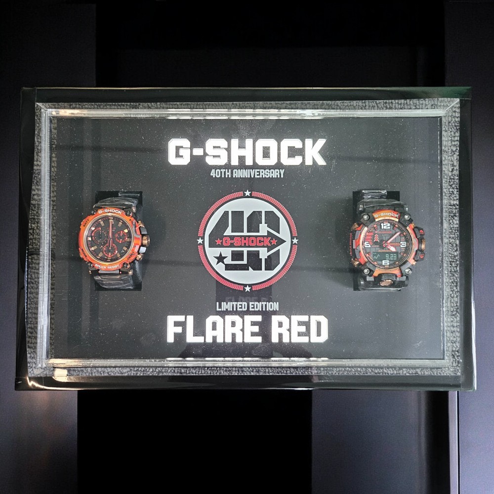 Complete Collection G-Shock 40th Anniversary Flare Red (2 Watches ...