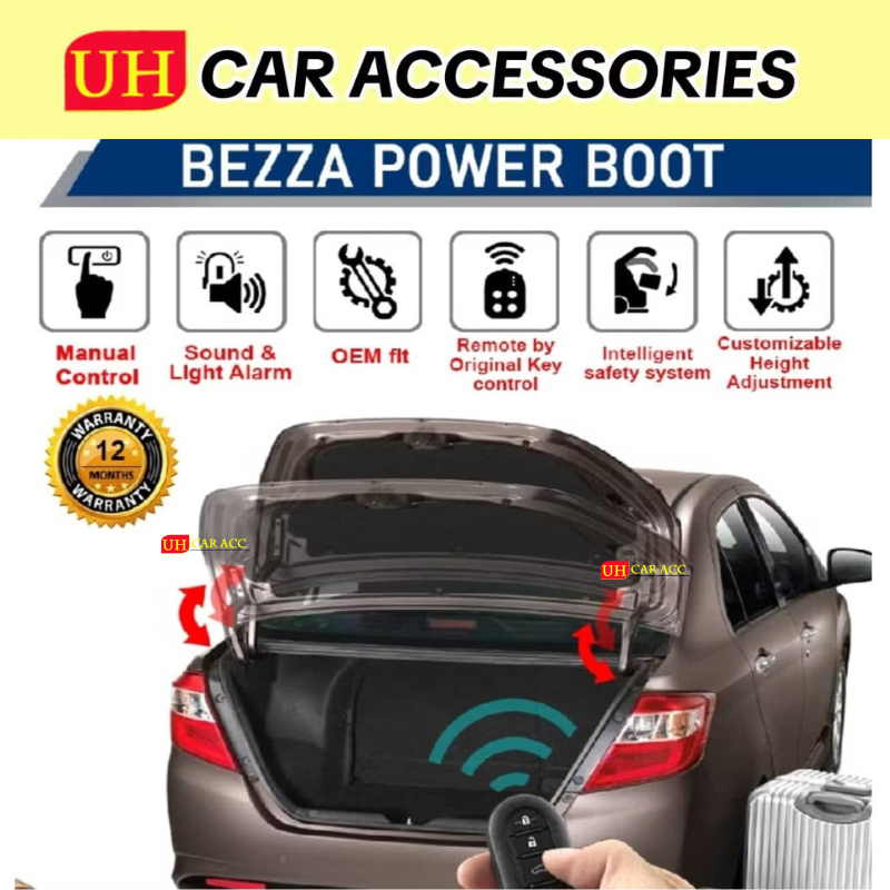 PERODUA BEZZA 2016 - 2024 ELECTRIC AUTO TAILGATE POWER BOOT | Shopee ...