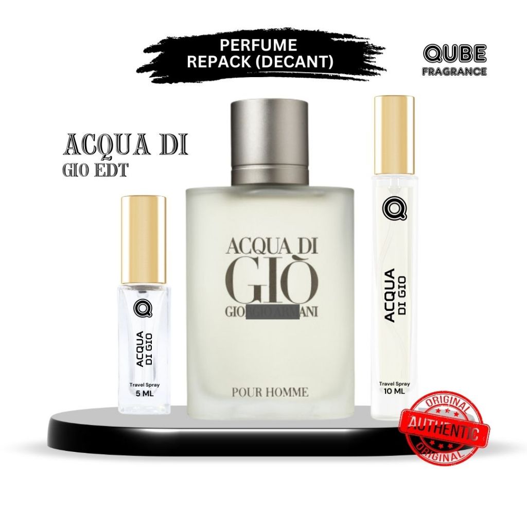 (DECANT) Original Acqua Di GlO EDT | Decant Perfume Original for Travel ...
