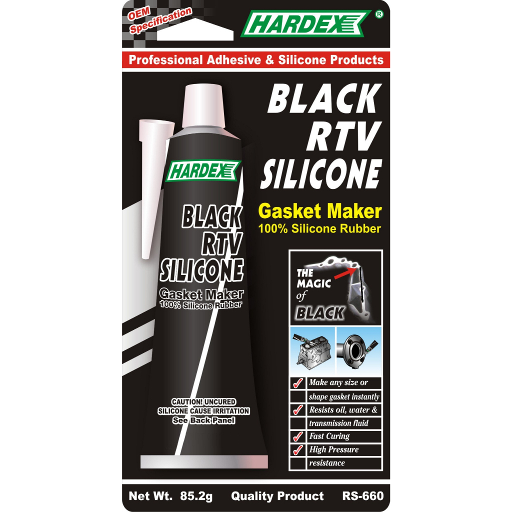 Hardex Rs660 Grey Rtv Silicon Gum Gasket Maker High-Temperature Gam ...