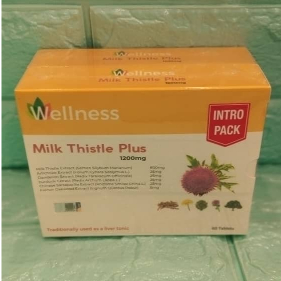 WELLNESS Milk Thistle Plus 1200mg (60 tablets x 2) | Shopee Malaysia