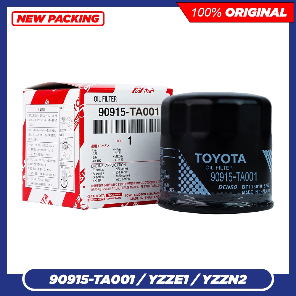 TOYOTA OIL FILTER 90915-YZZE1 TA001 - Camry / Altis / Wish / Avanza ...
