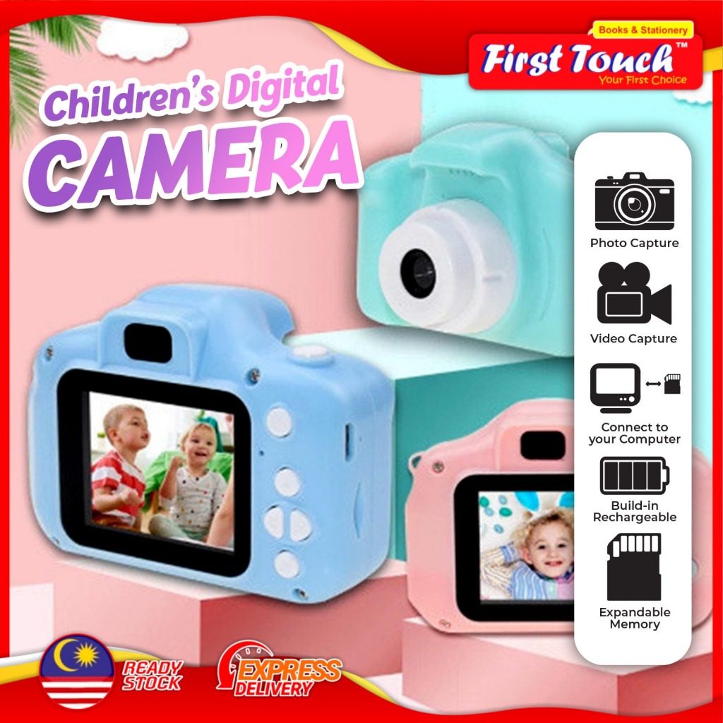 HD Mini Camera for Children Kids 1080P Digital Camera Kamera Budak ...