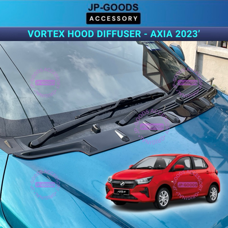 Perodua Axia D74A 2023 Vortex Front Hood Diffuser Bonnet Guard Garnish ...