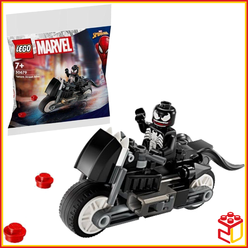 (Ready Stock) 30679 Lego Marvel Super Heroes Venom Street Bike Building Toy (53 Pieces) | Shopee ...