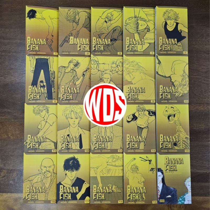 Manga : Banana Fish volume 1-20 (End)(Fullset)(English Version ...