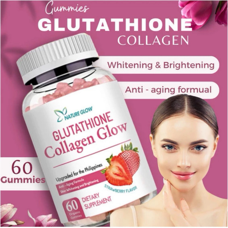 Original‼️NATURE GLOW Glutathione Collagen Glow Anti-Aging Whitening ...