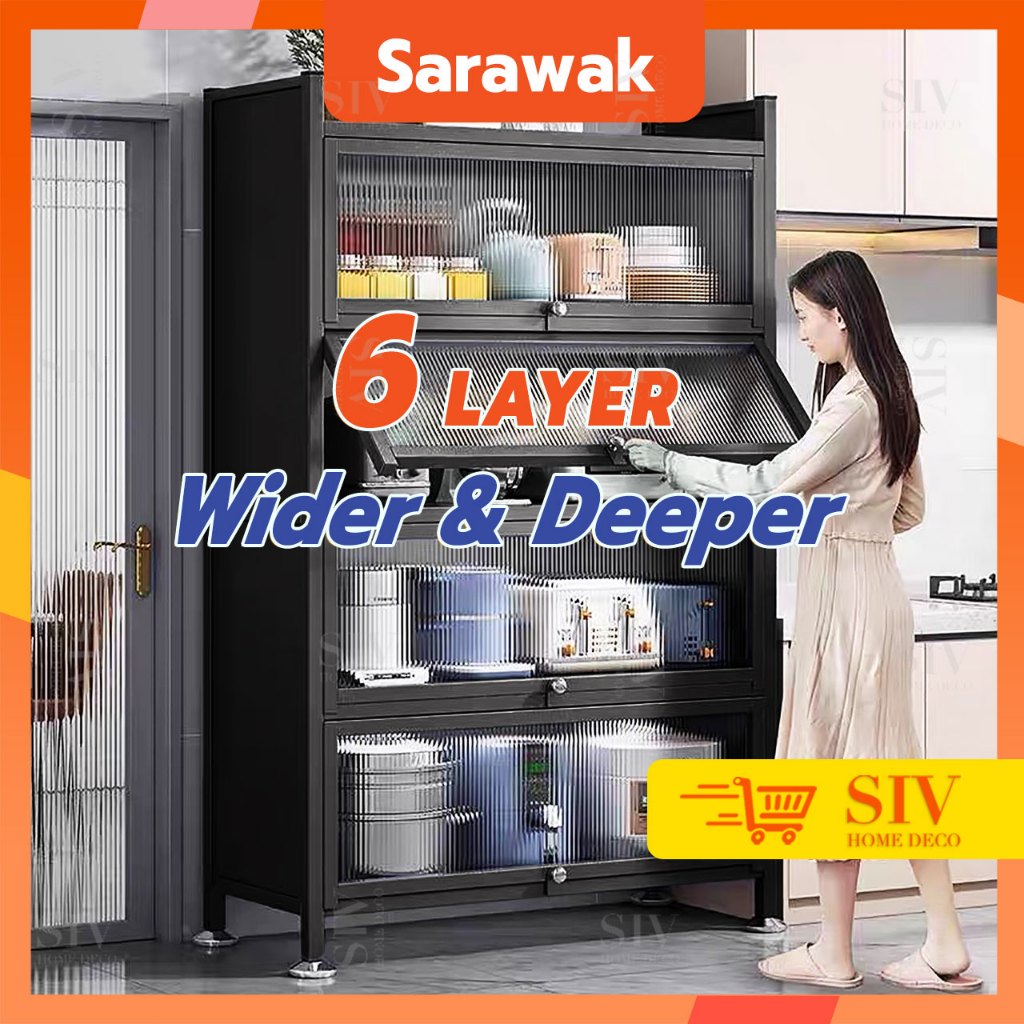 SIV(Sarawak) Rak Kabinet Dapur Kitchen Cabinet Rack Microwave Oven ...