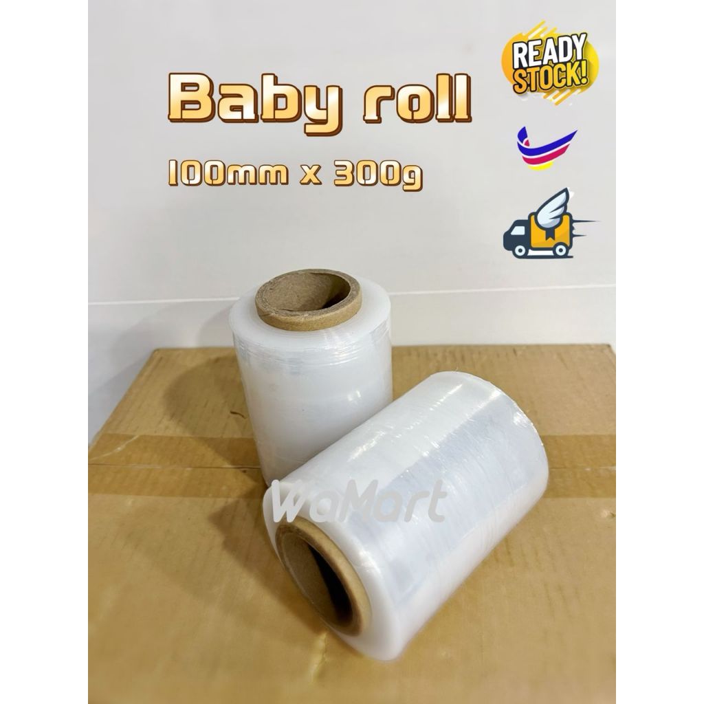 Baby Roll Stretch Film Stretch Wrap Parcel Transparent Clear Wrapping ...