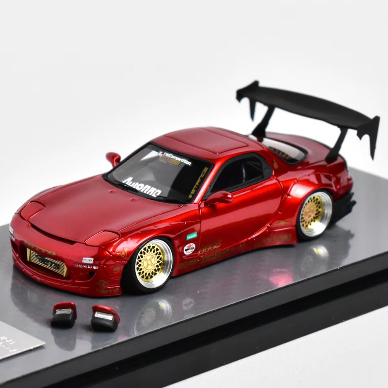 Error404 1:64 RX7 FD3s Rocket Bunny Style Candy Red | Shopee Malaysia