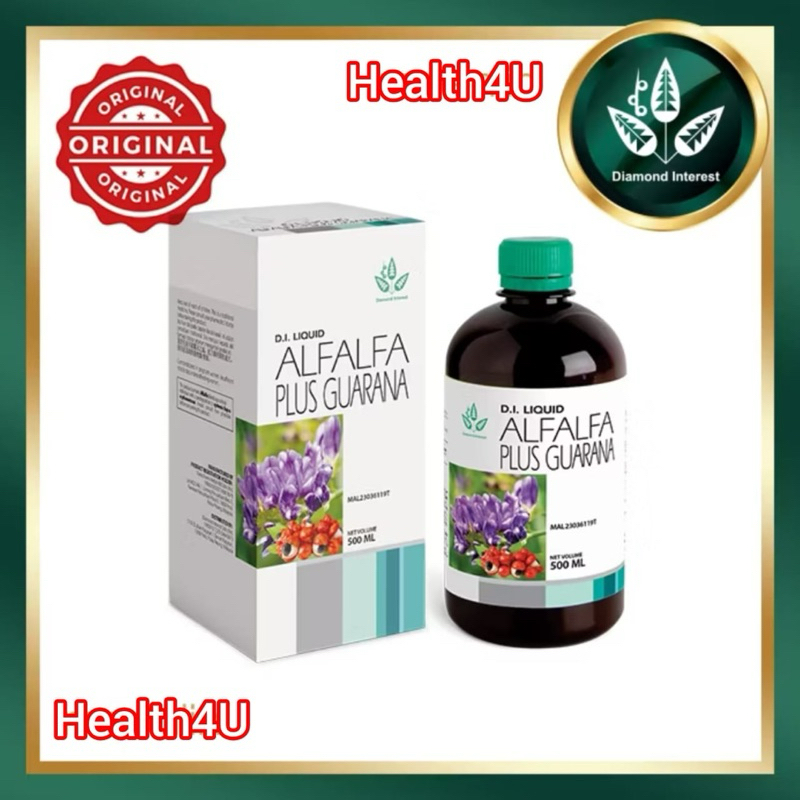 D.I LIQUID ALFALFA PLUS GUARANA 500ml | Shopee Malaysia
